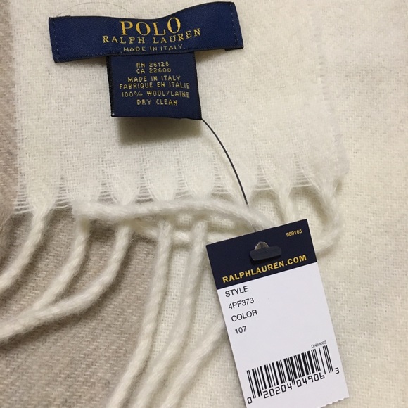 Polo Ralph Lauren | Accessories | Polo Ralph Lauren 0 Wool Scarf Wrap Fringe | Poshmark